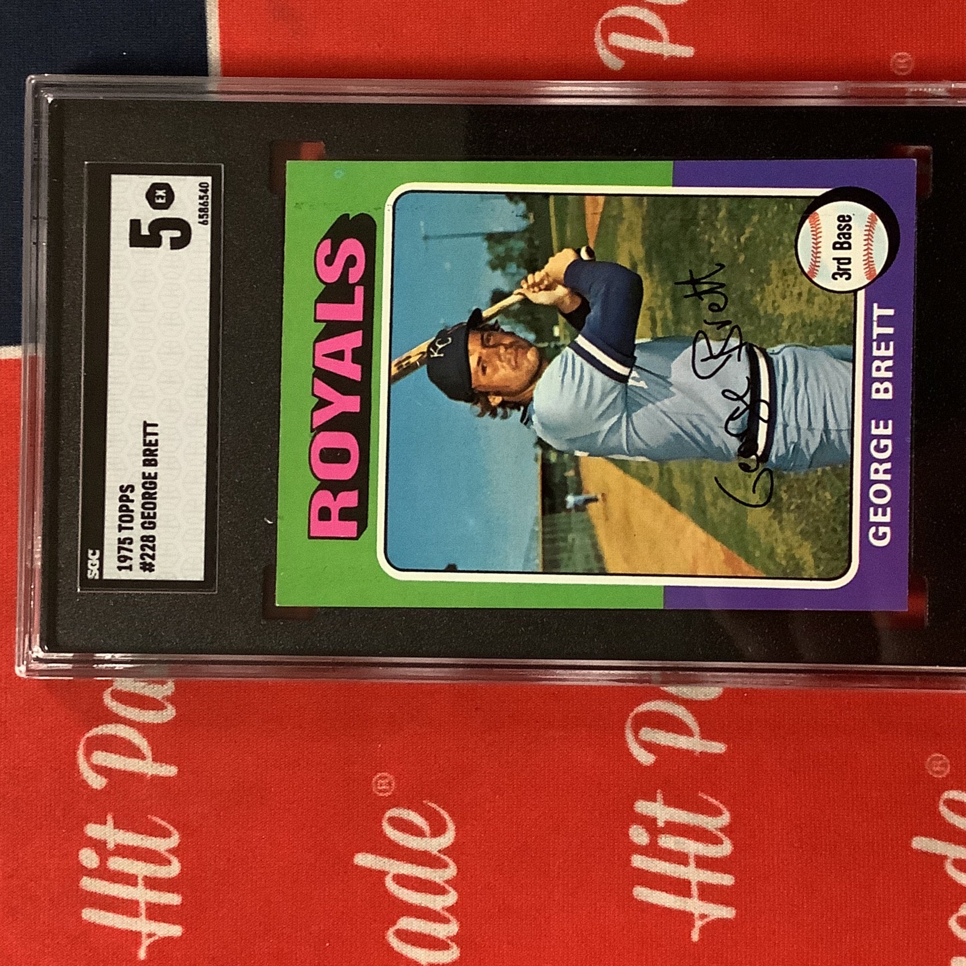 1975 TOPPS GEORGE BRETT SGC 5 | Legacy Sports Cards