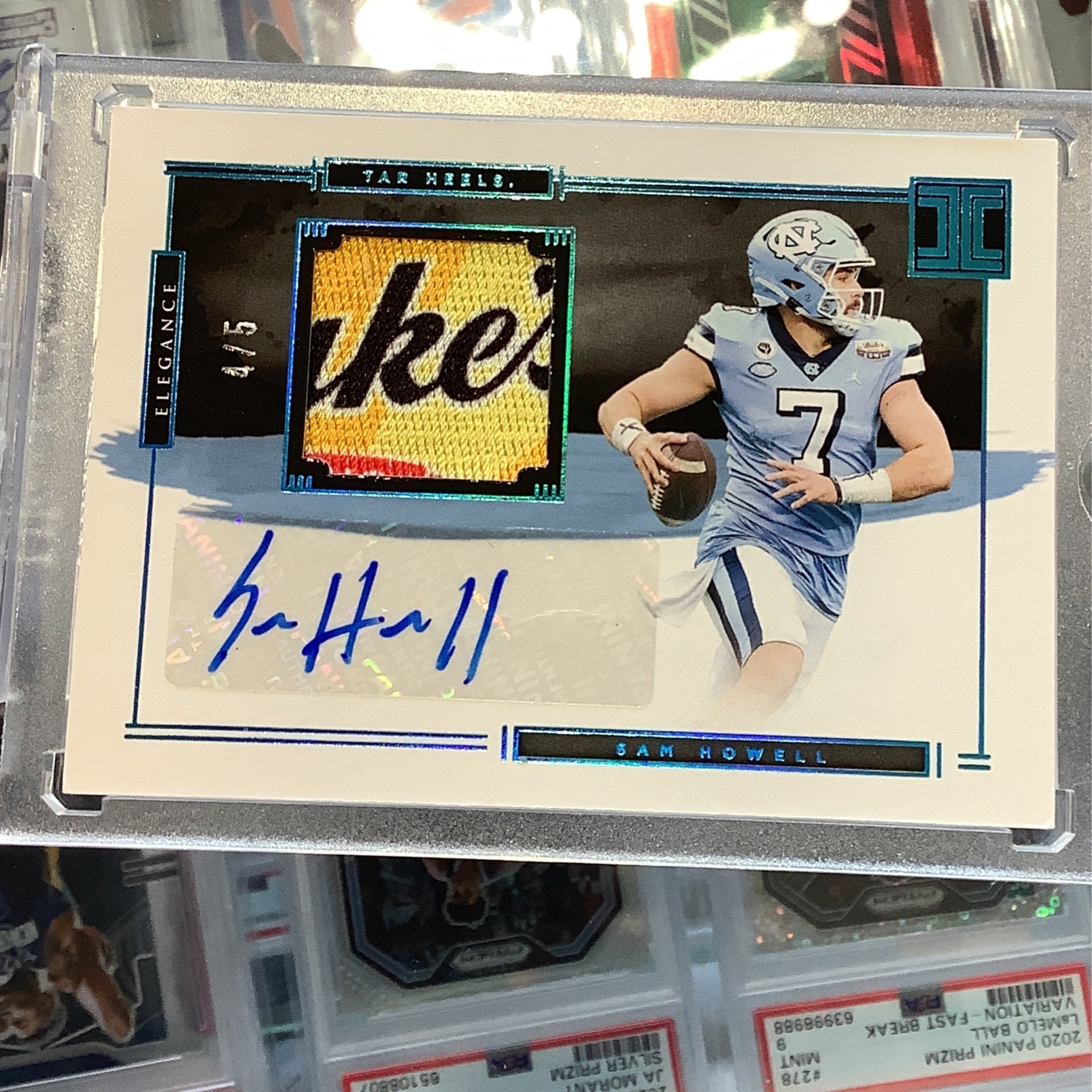 2022 CHRONICLES SAM HOWELL AUTOGRAPH PATCH | Legacy Sports Cards